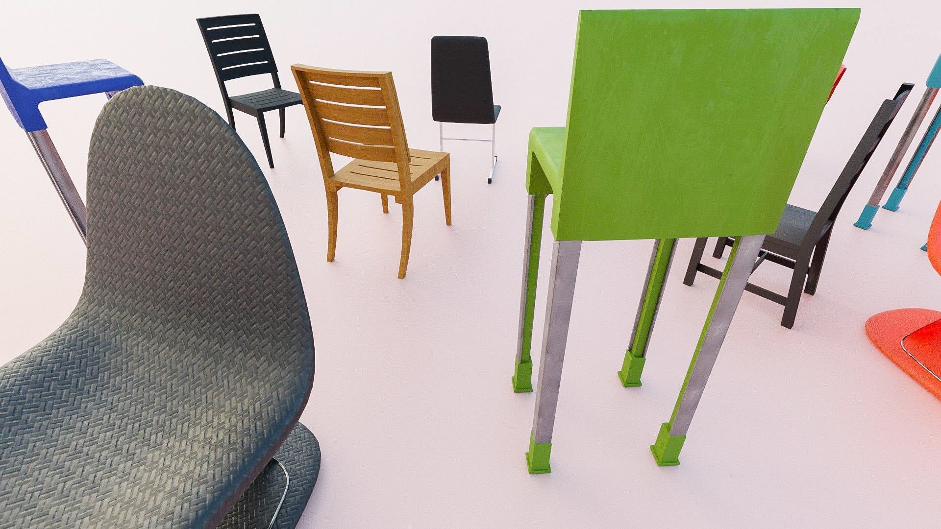 Small Chair Collection 3D Model - TurboSquid 1772499