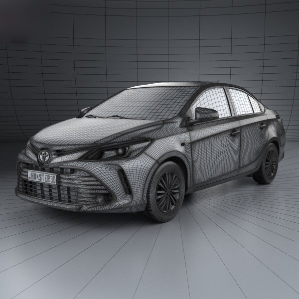 도요타 Vios 2017 3D 모델 - TurboSquid 1334715