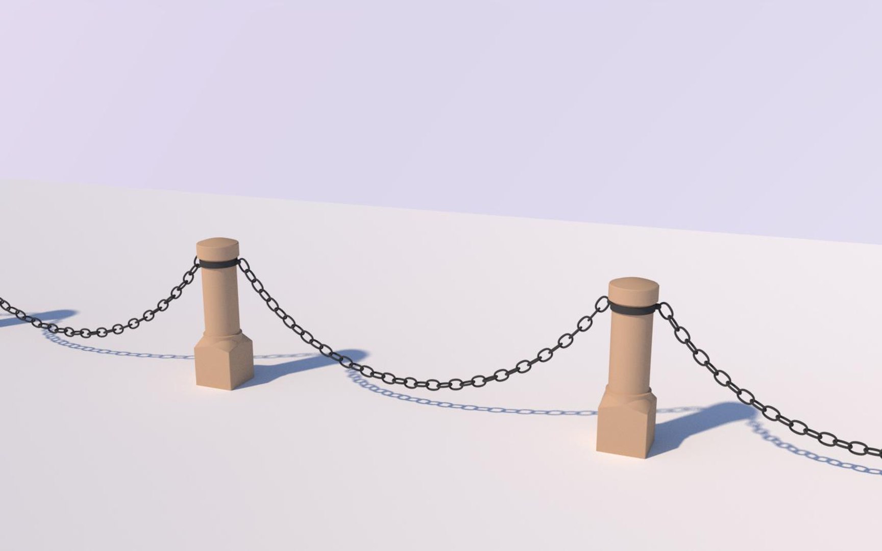 Pillars Chains Monuments Street Elements 3D - TurboSquid 1159638