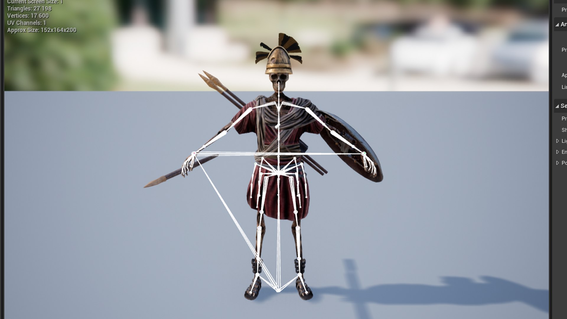 SKELETON SPARTAN SPEARMAN 3D Model - TurboSquid 2404668