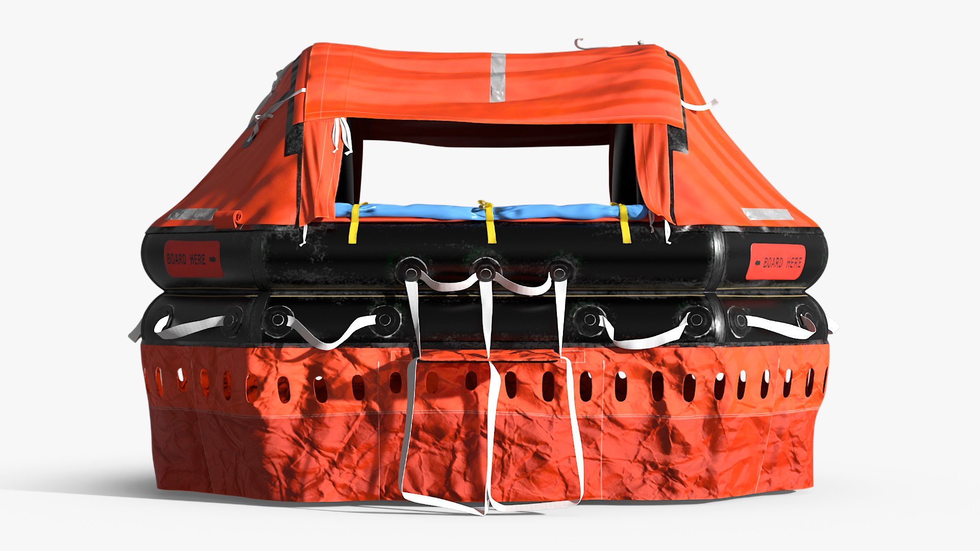 3D Inflatable Life Raft Open - TurboSquid 2318248