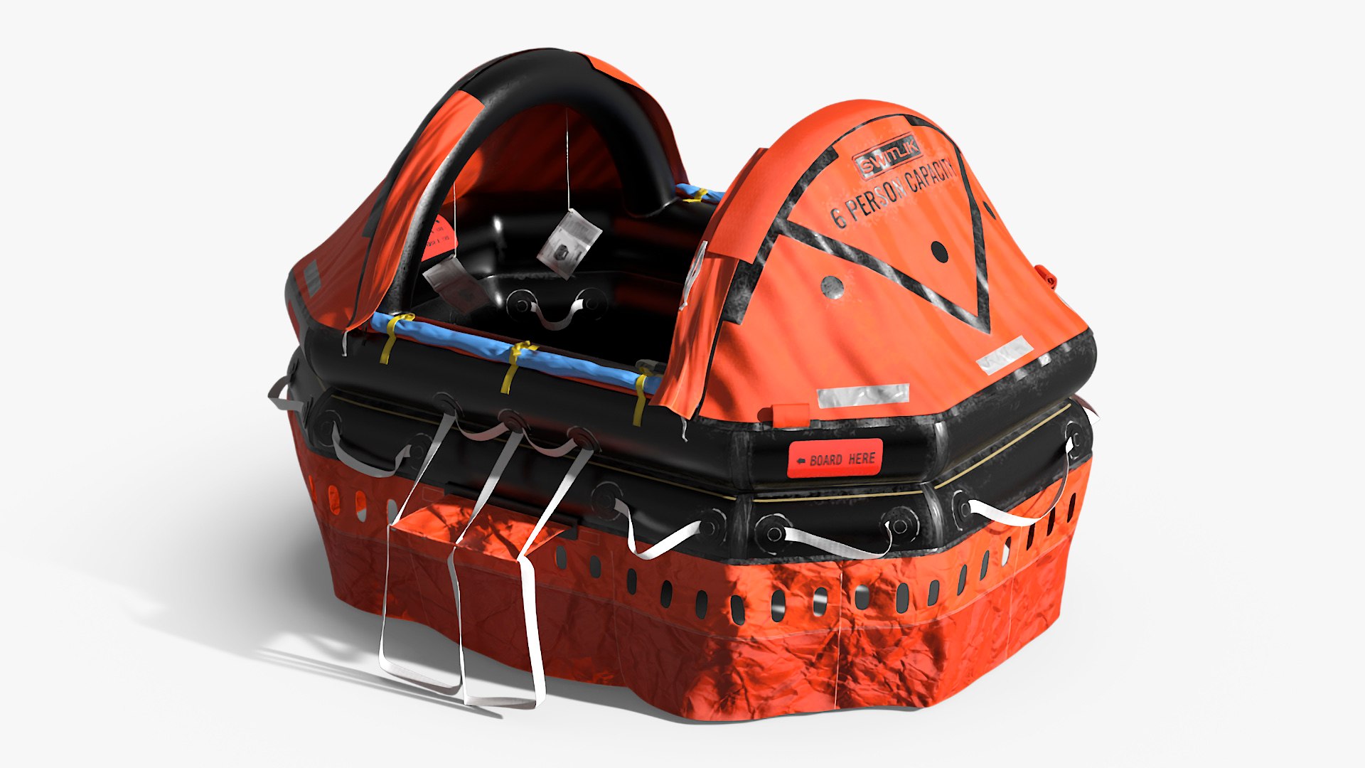 3D Inflatable Life Raft Open - TurboSquid 2318248