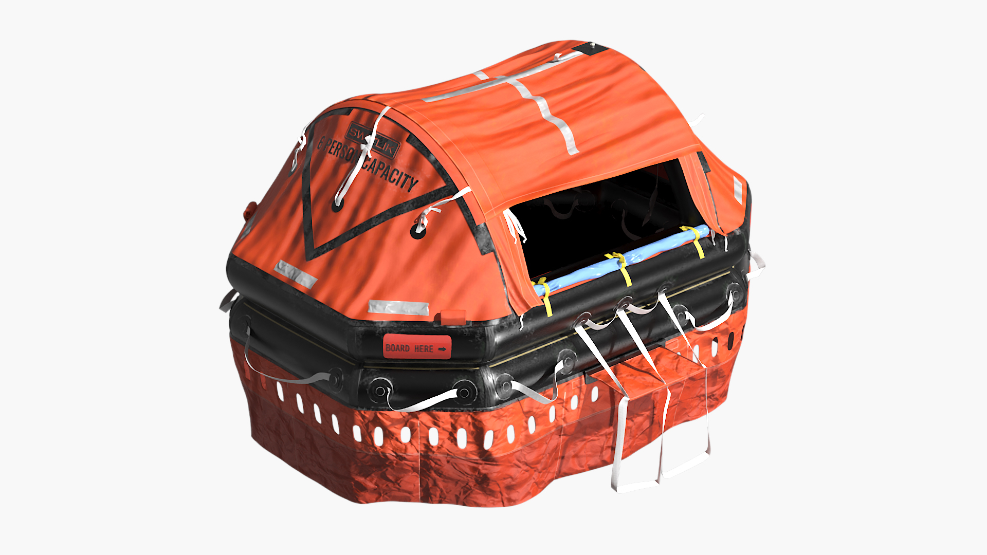 3D Inflatable Life Raft Open - TurboSquid 2318248