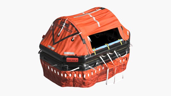 modelo 3d Balsa salvavidas inflable abierta - TurboSquid 2318248