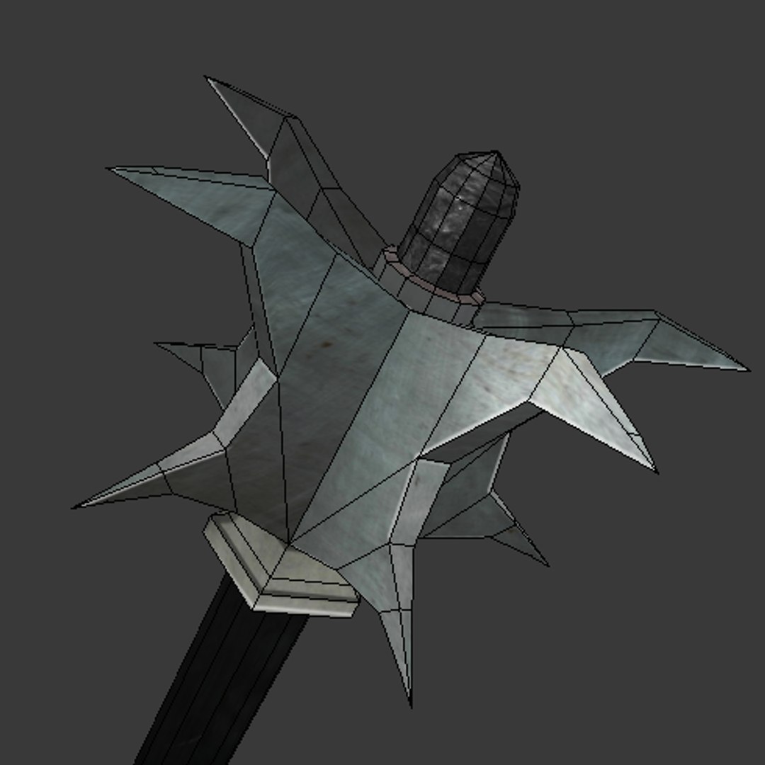 3d Mace Weapon