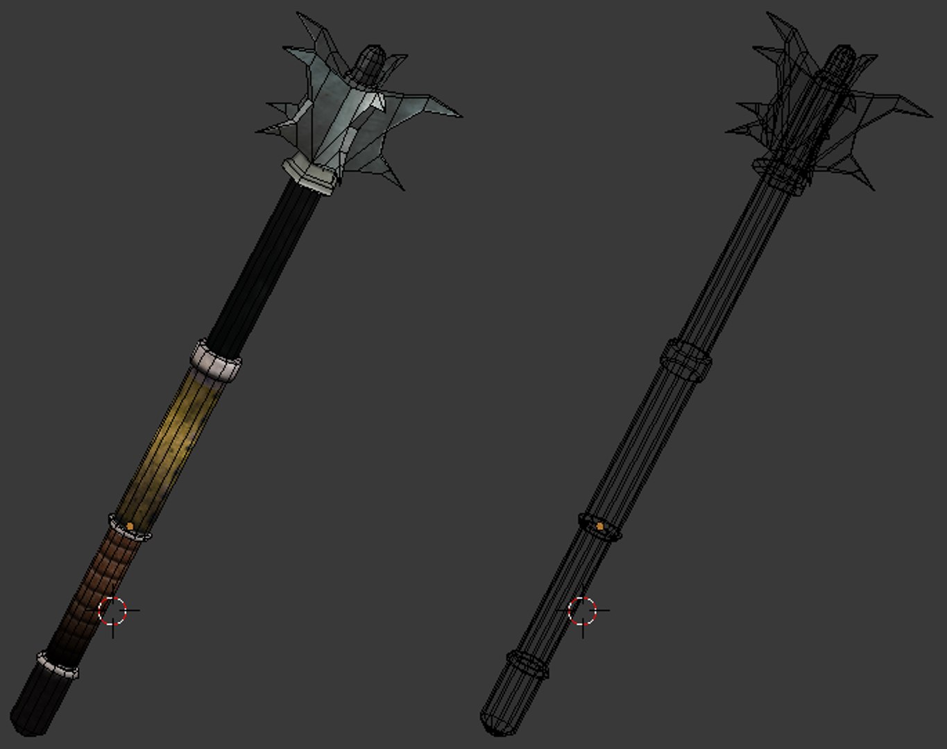 3d Mace Weapon