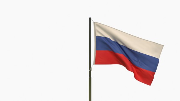 Animated Russia Flag 3D model - TurboSquid 1799838
