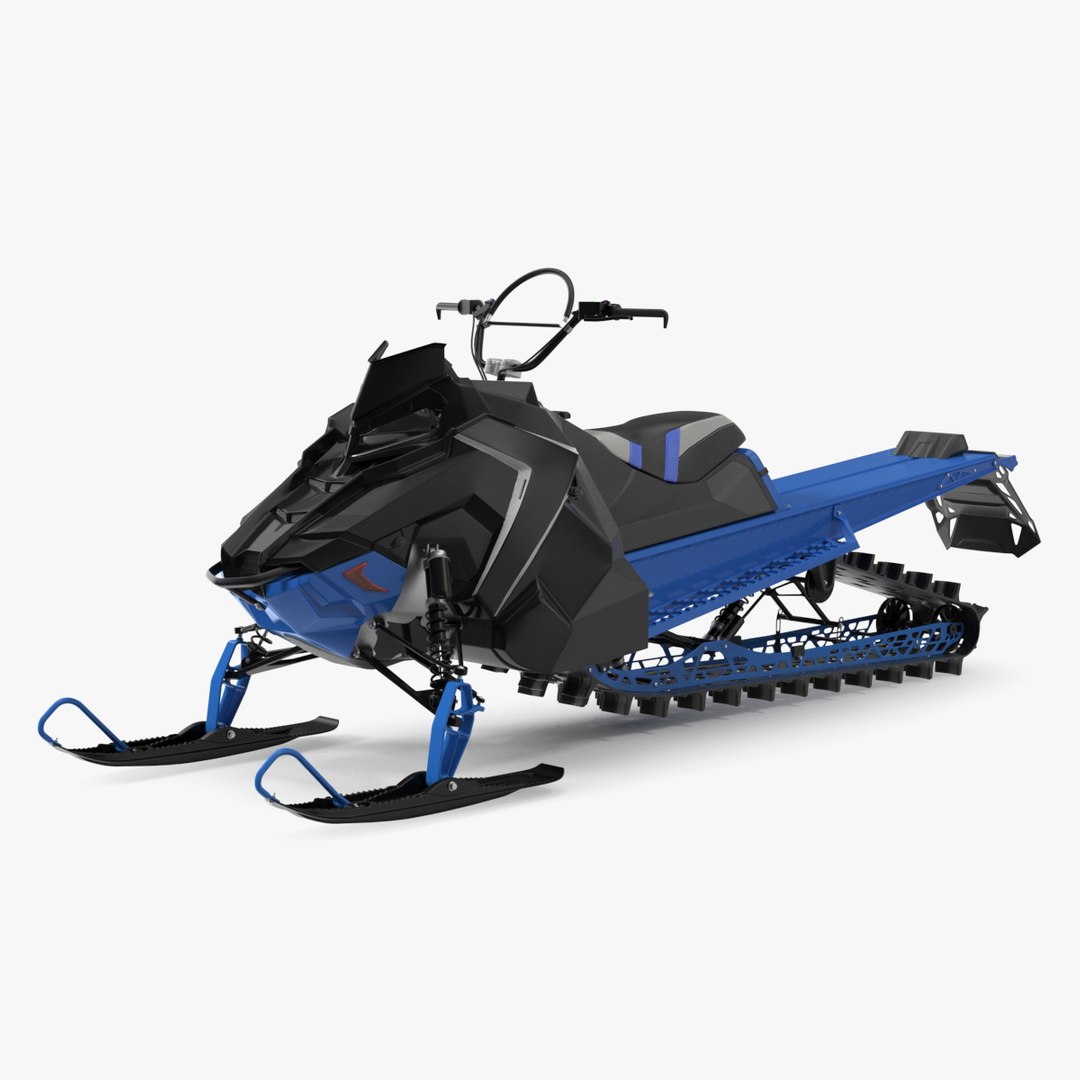 3D Electric Sled Blue - TurboSquid 2054531
