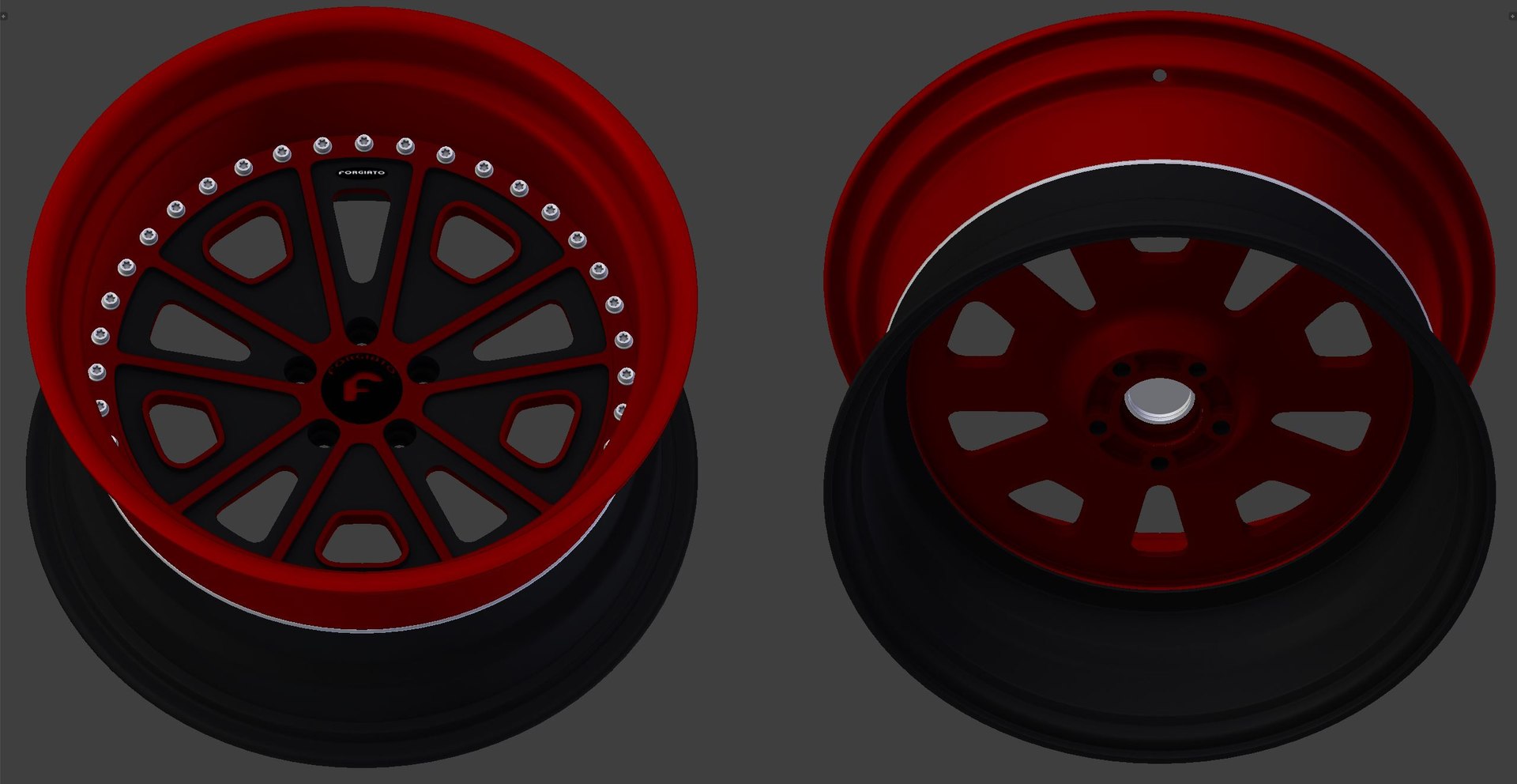 3D Blender Wheel Model - TurboSquid 1399708