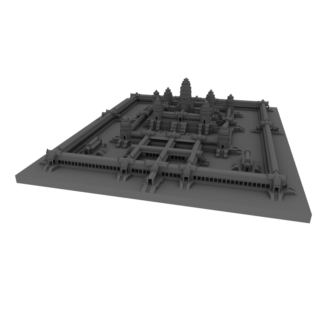 3D Angkor Wat - TurboSquid 1218440