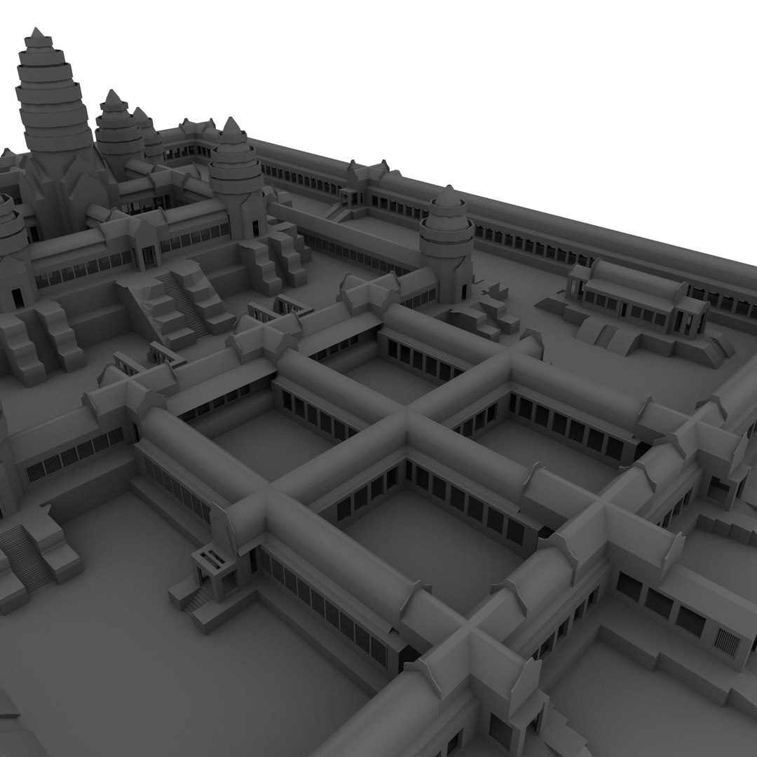 3D Angkor Wat - TurboSquid 1218440