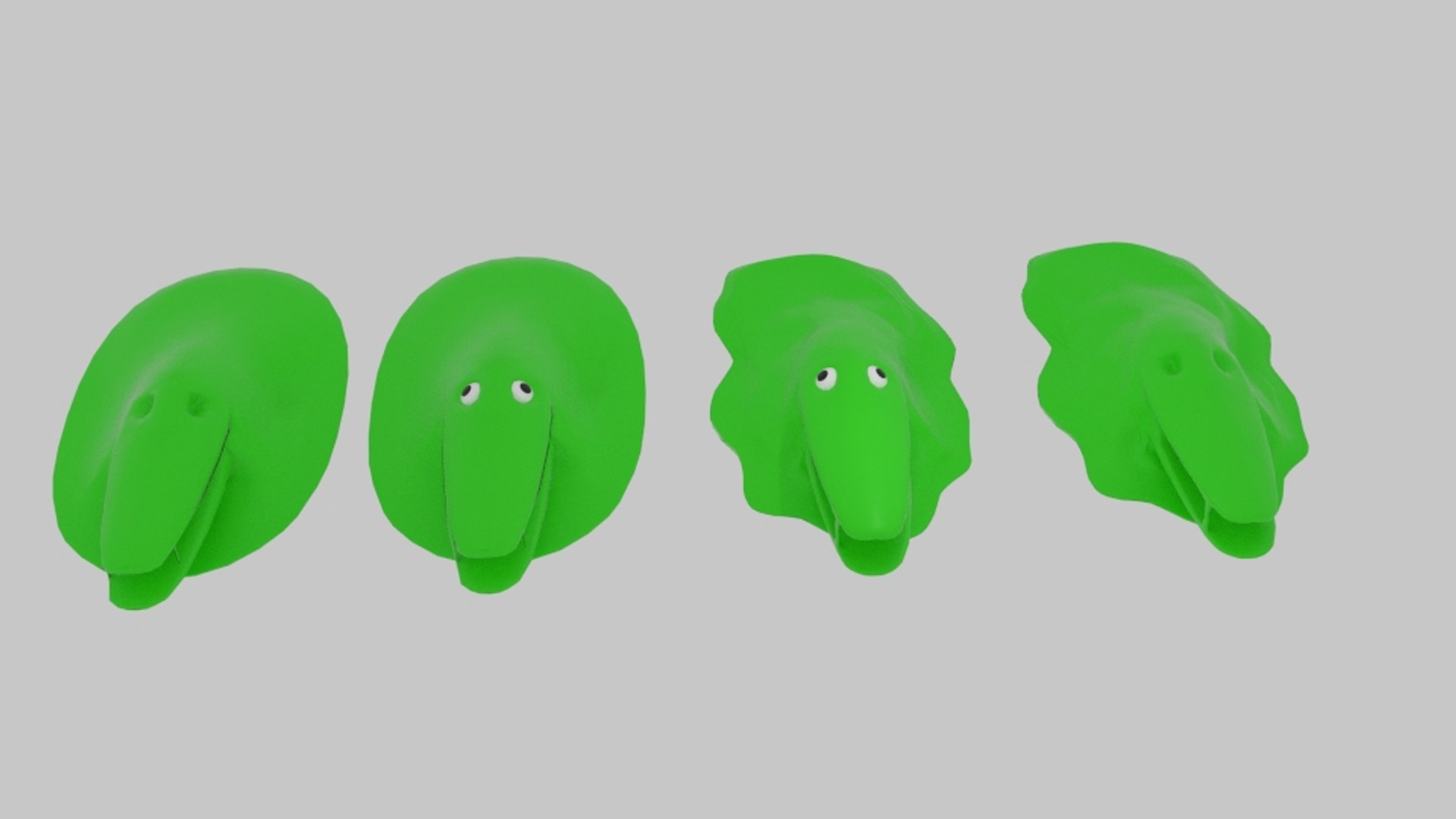 3d Mucus Monster Model
