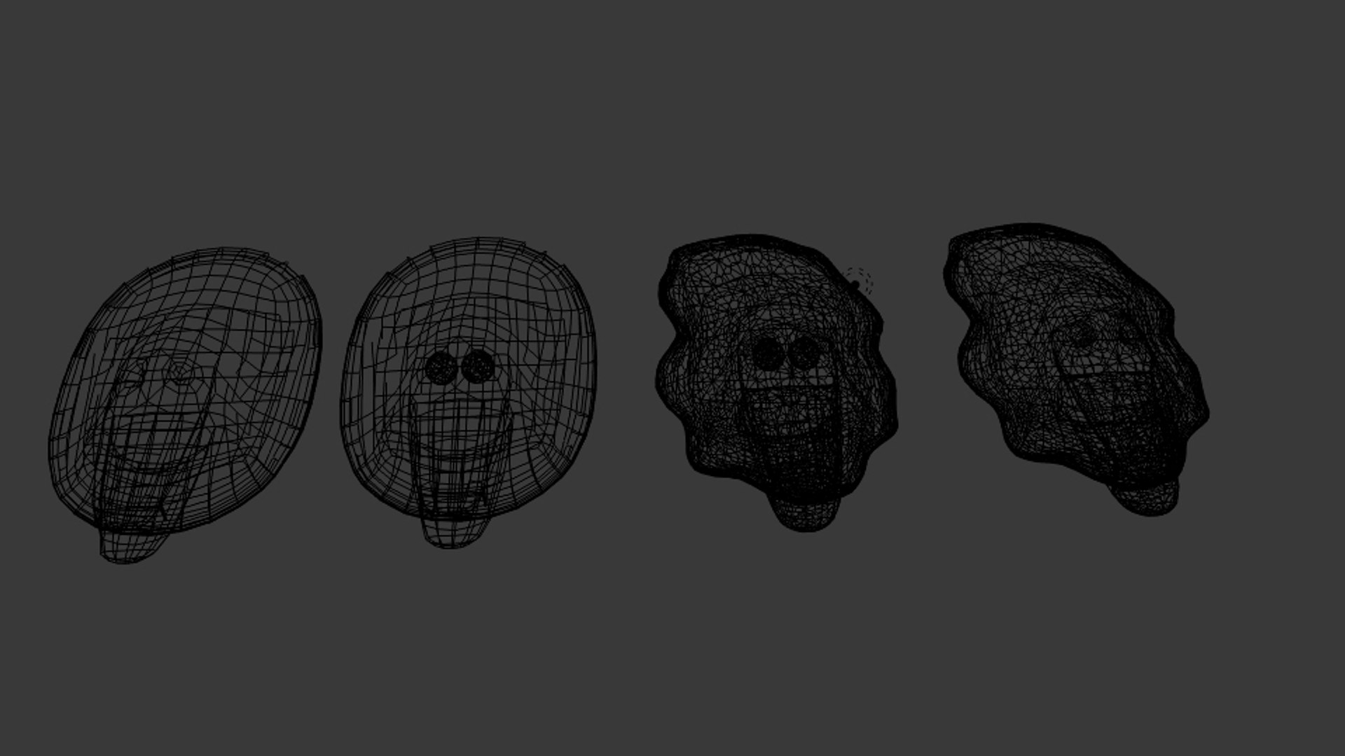 3d Mucus Monster Model