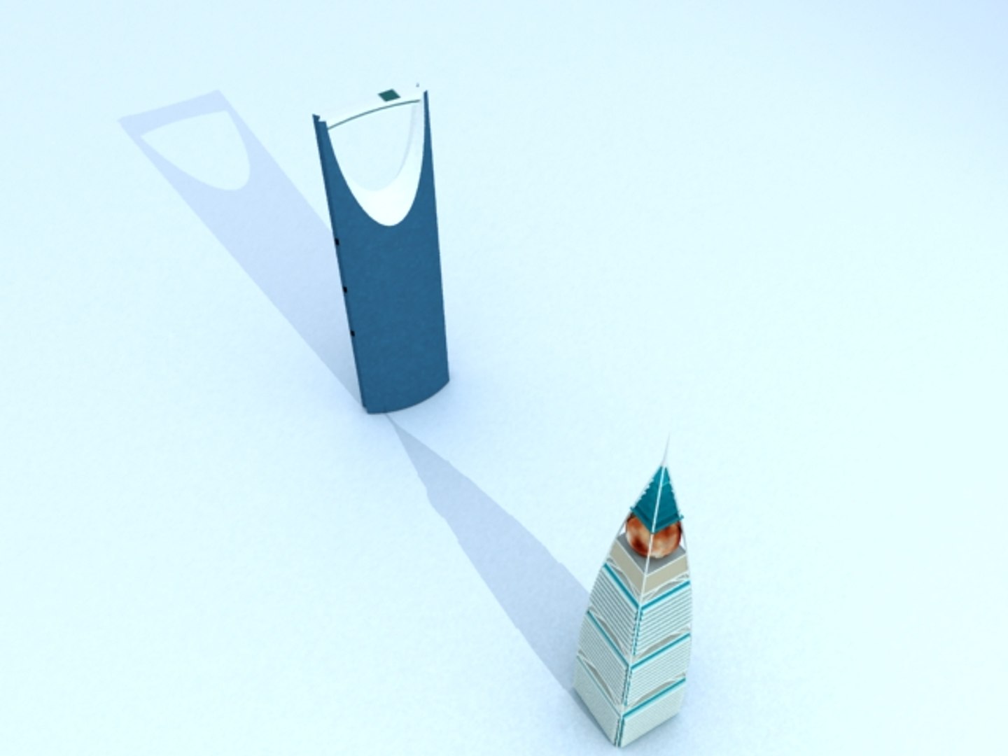 Skyscraper Riyadh Saudi Arabia 3d 3ds