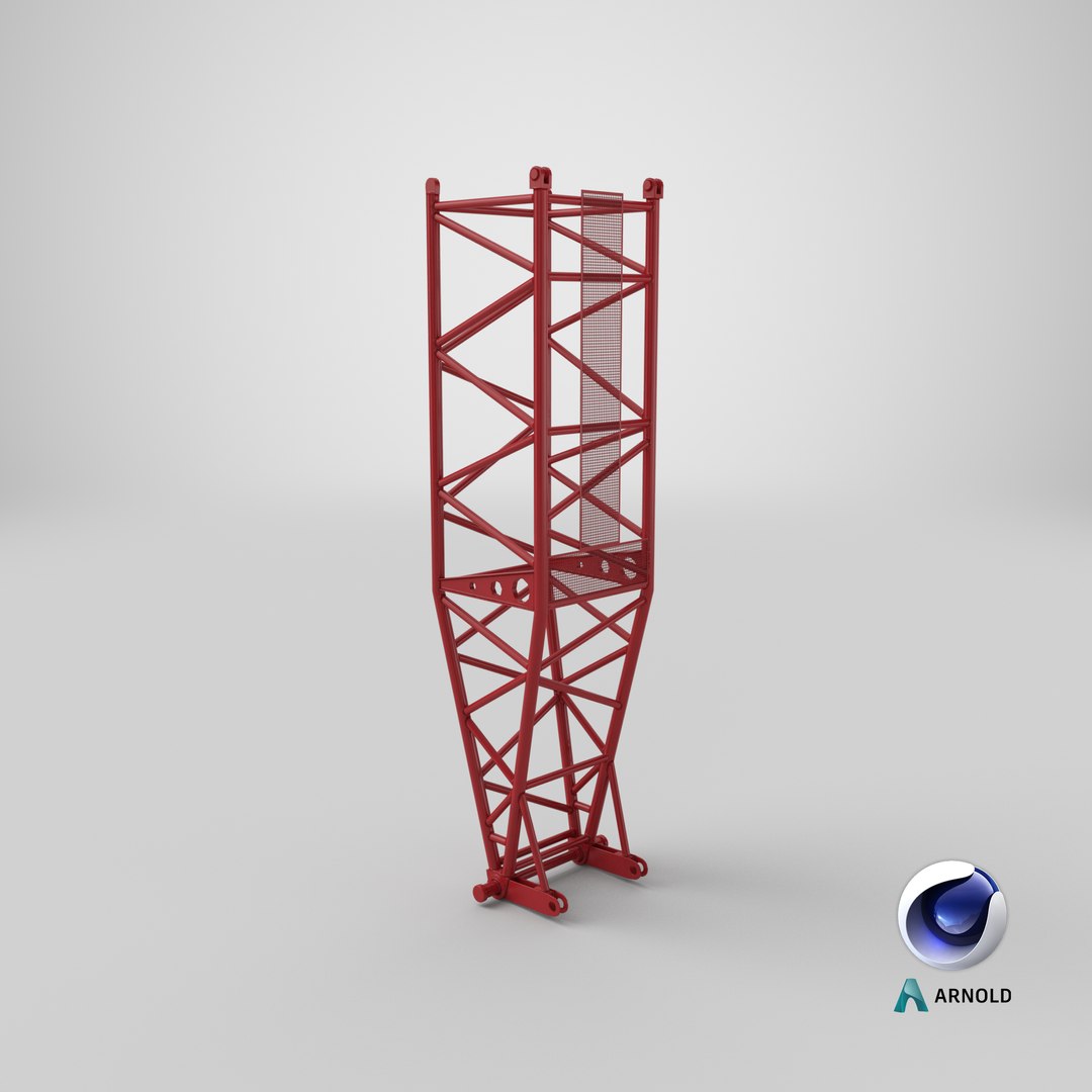 3D model crane l pivot section - TurboSquid 1680113