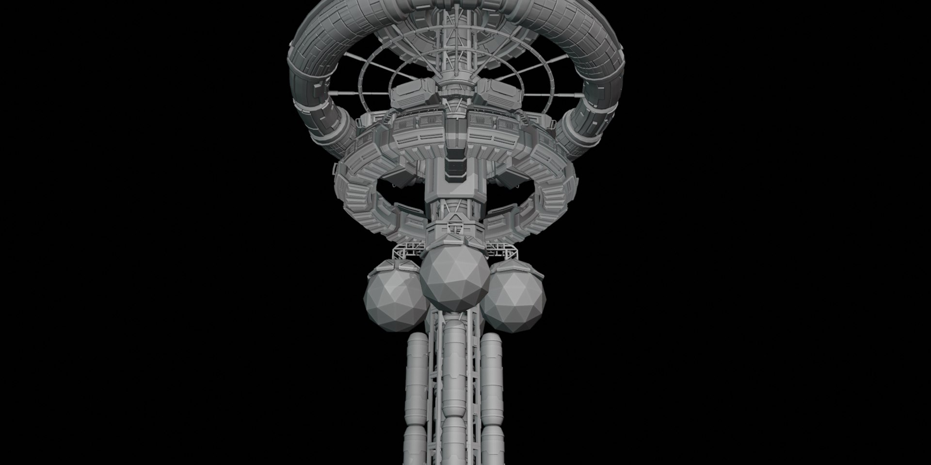 Orbital Space Station 3D Model - TurboSquid 2054898