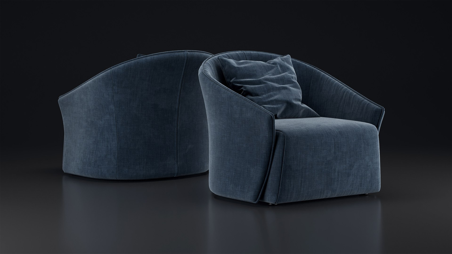 Bustier Armchair By Saba Italia 3D Model - TurboSquid 1909777