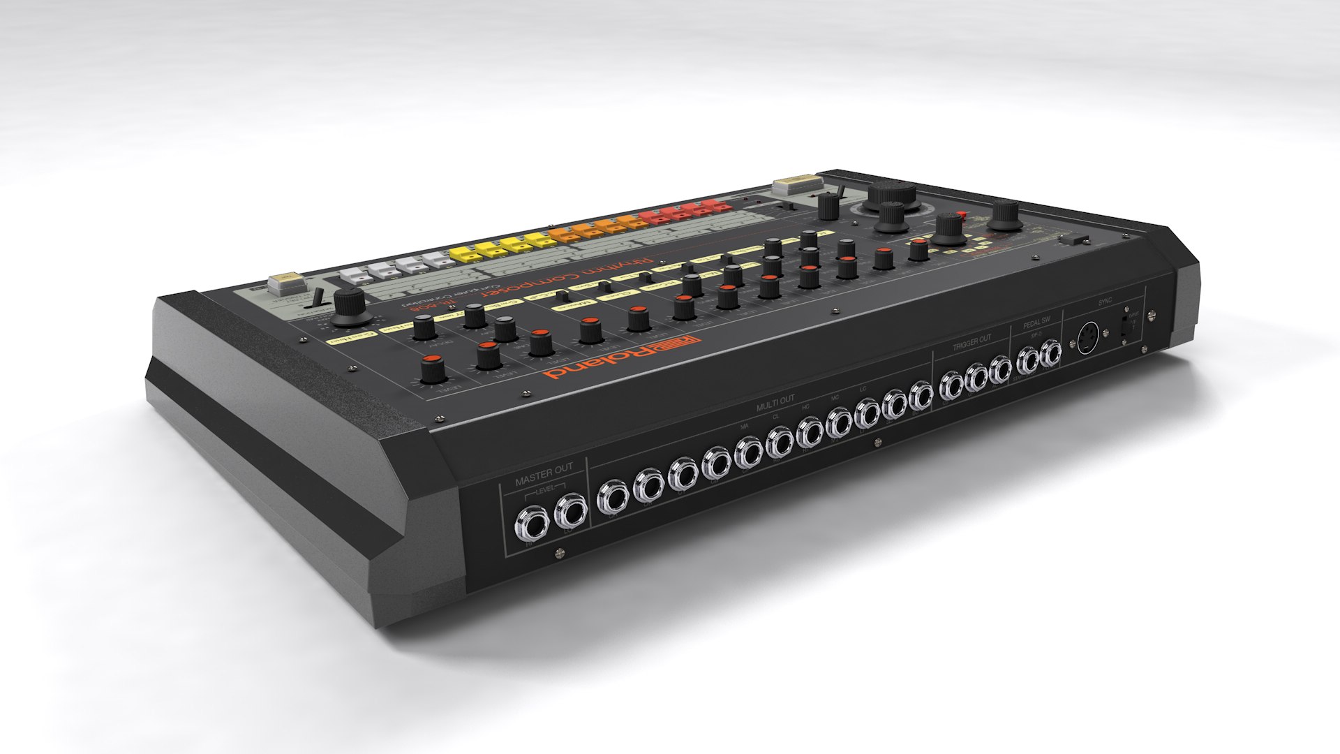 Classic Roland Tr-808 3D Model - TurboSquid 1464013