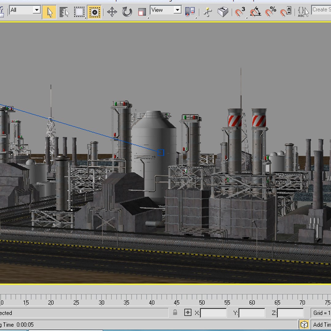 Oil Refinery 3D Model - TurboSquid 2049748