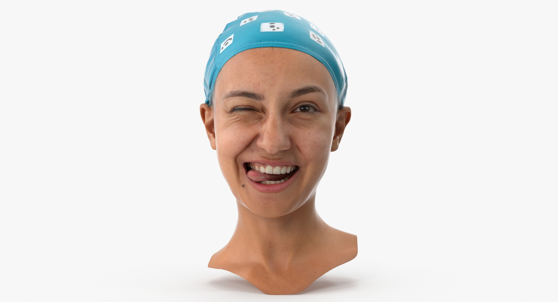 Joy Human Head Funny Clean Scan 3D Model - TurboSquid 1740099