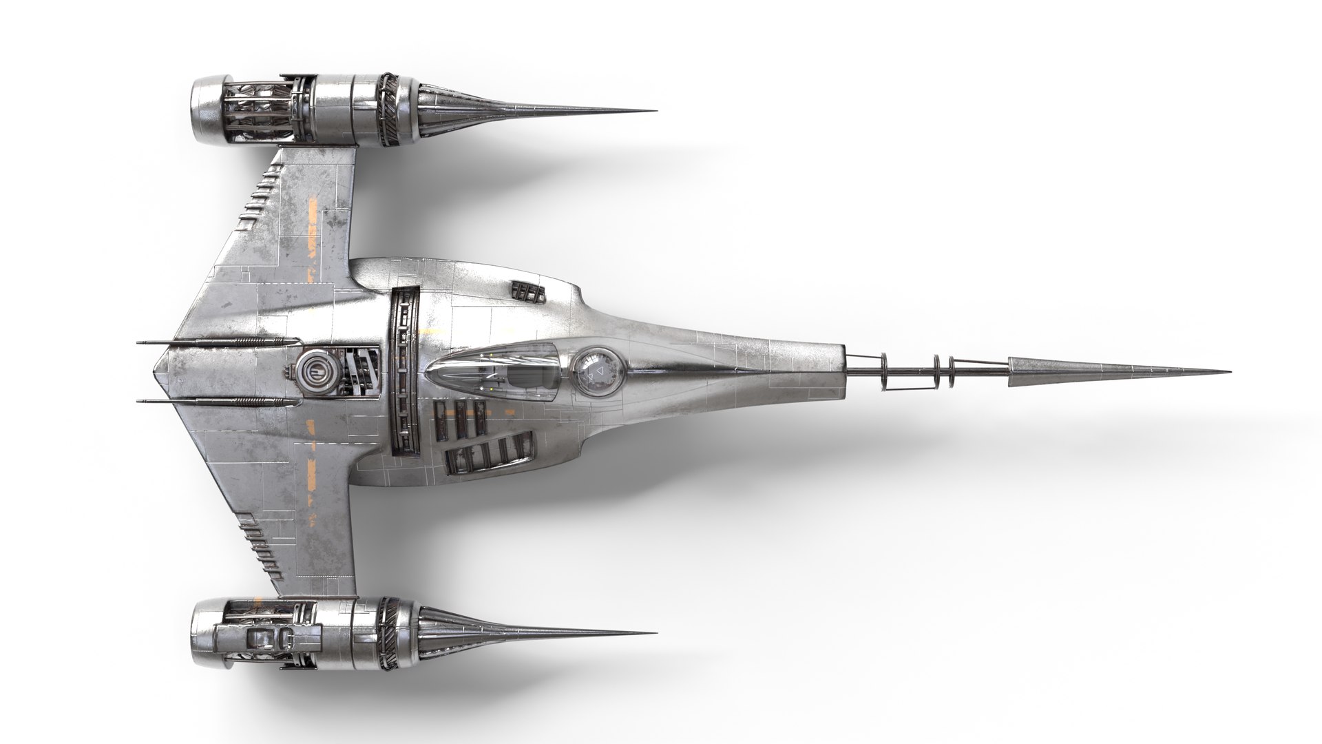 3D Model Mandalorian N1 Starfighter - TurboSquid 2259324