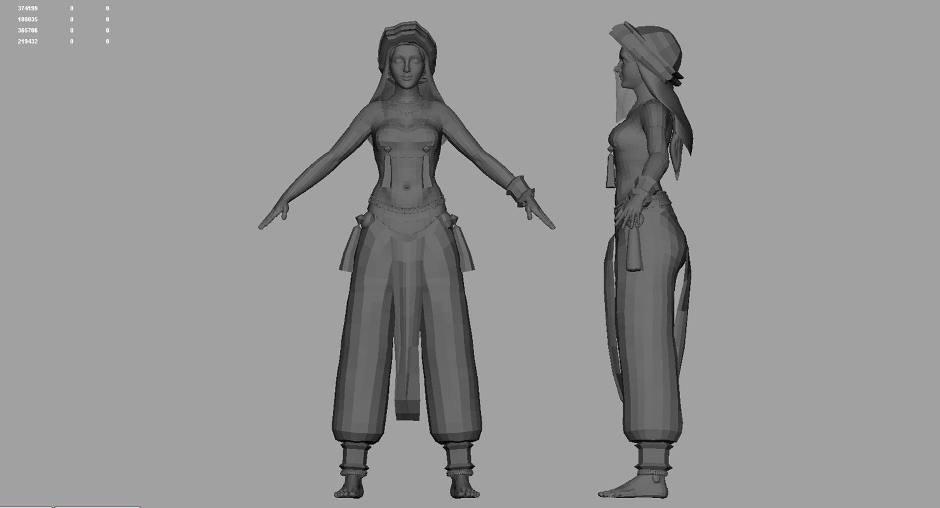 Dancing Girl 3D - TurboSquid 1528674