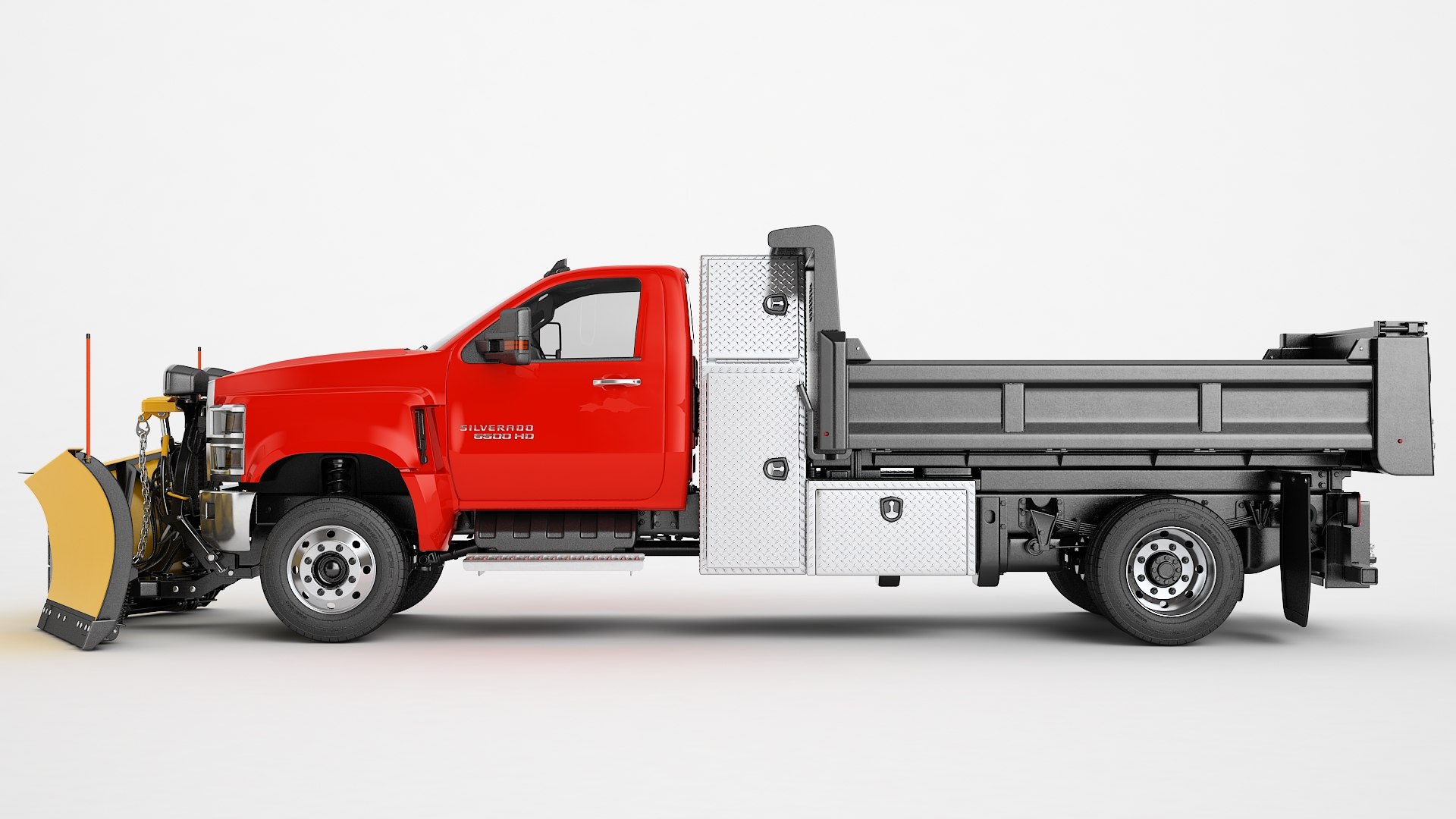 3D 2020 Chevrolet Silverado 6500HD Snow Plow Truck 02 - TurboSquid 2035777