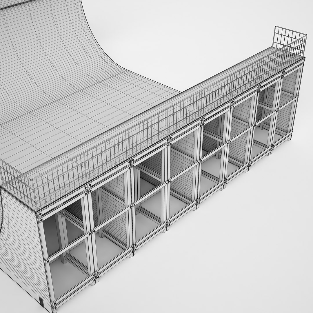 3D Model Half Pipe - TurboSquid 1190140