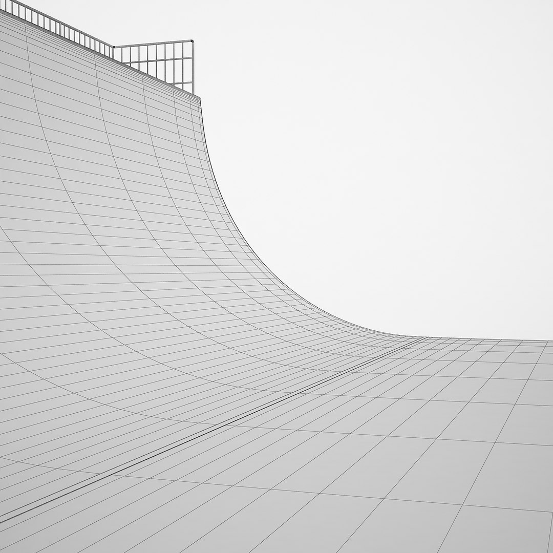 3D Model Half Pipe - TurboSquid 1190140