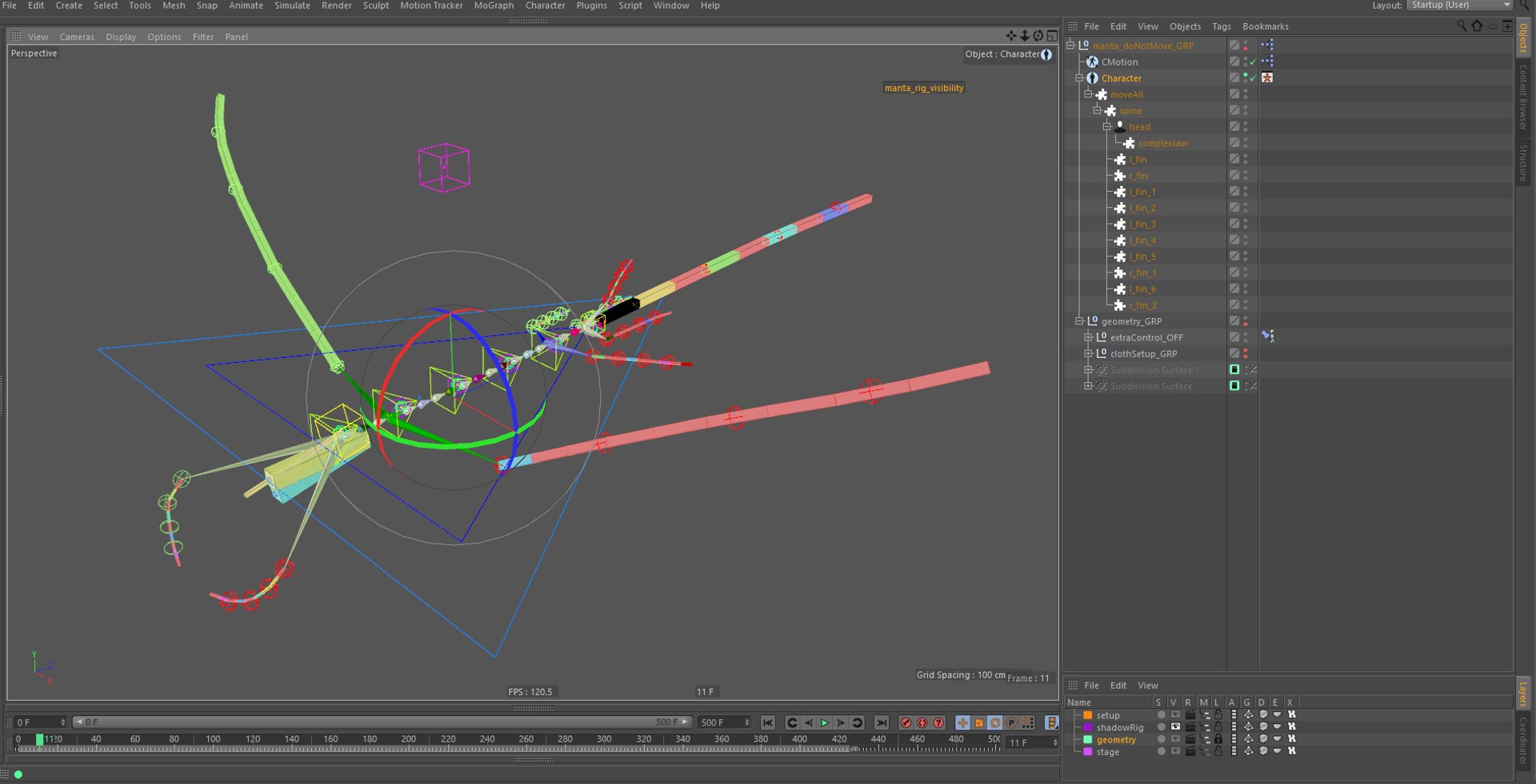 Realistic Manta Rigged Animation 3D Model - TurboSquid 1212250