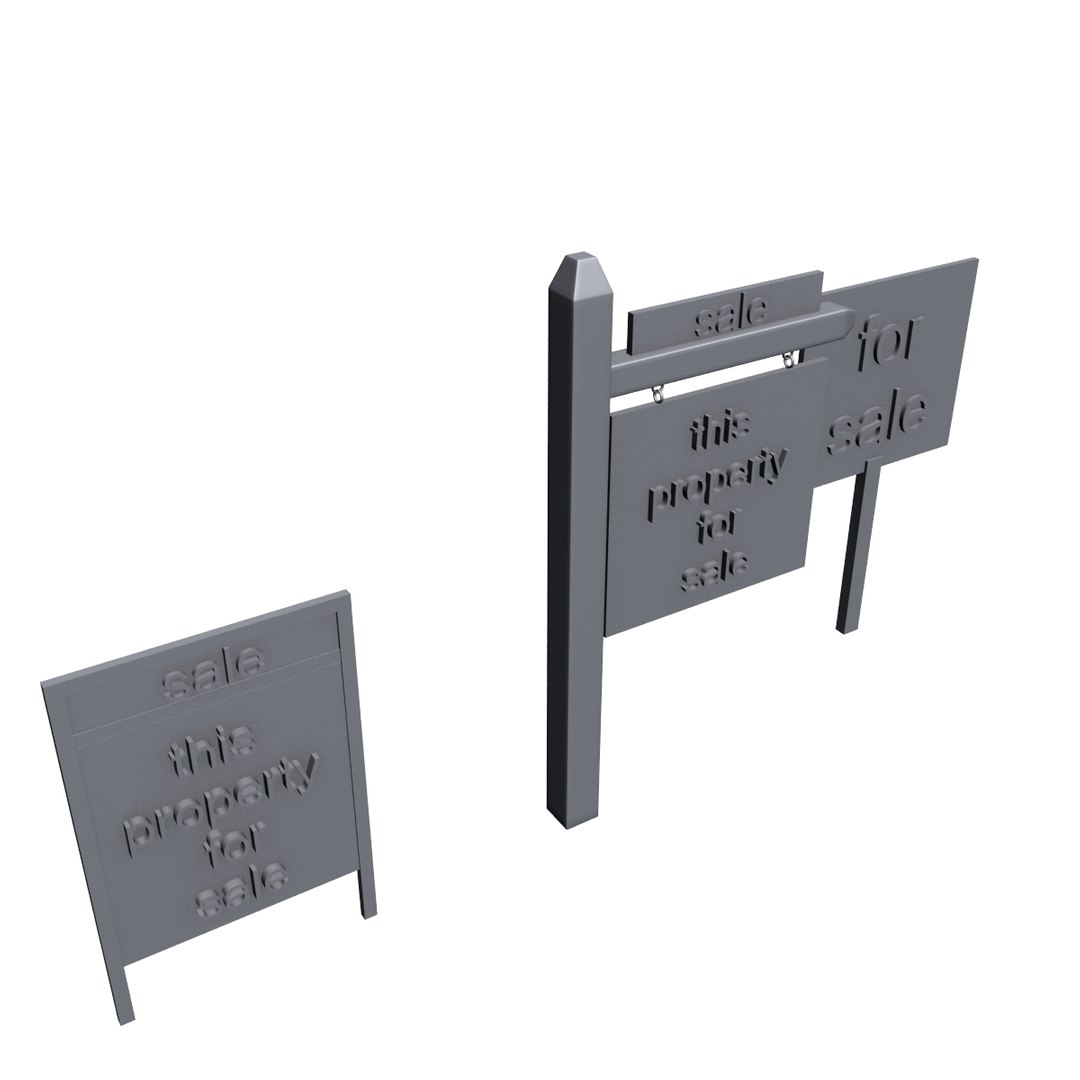 Real Signs 3d Model