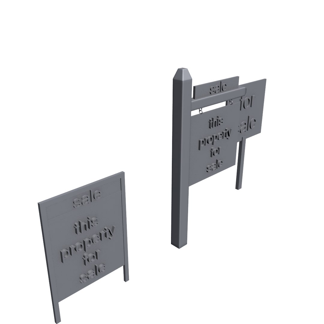 Real Signs 3d Model