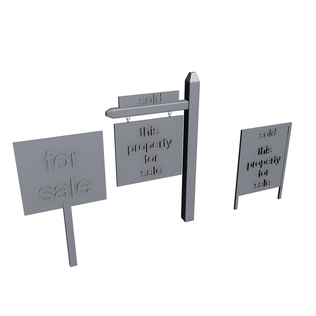 Real Signs 3d Model