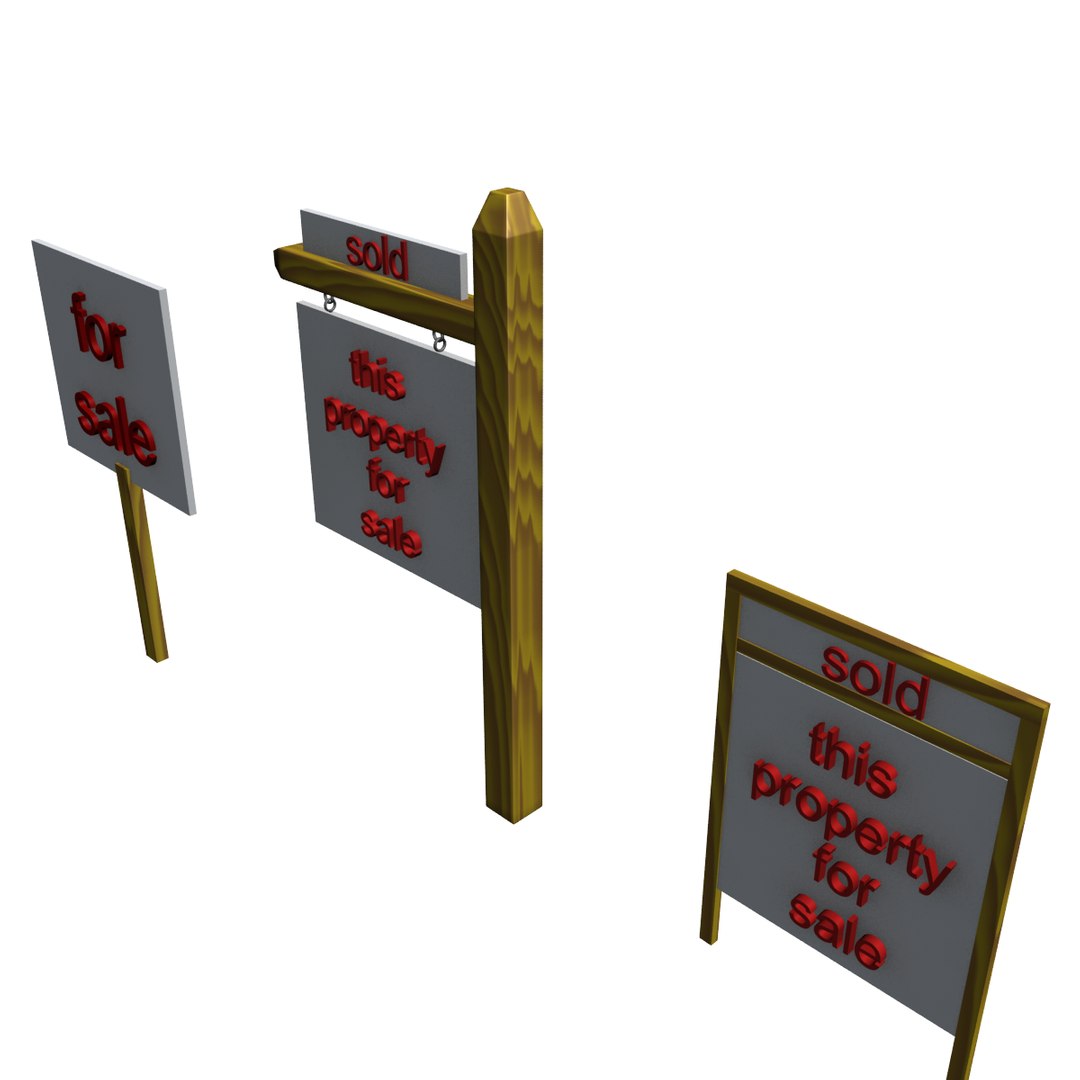 Real Signs 3d Model