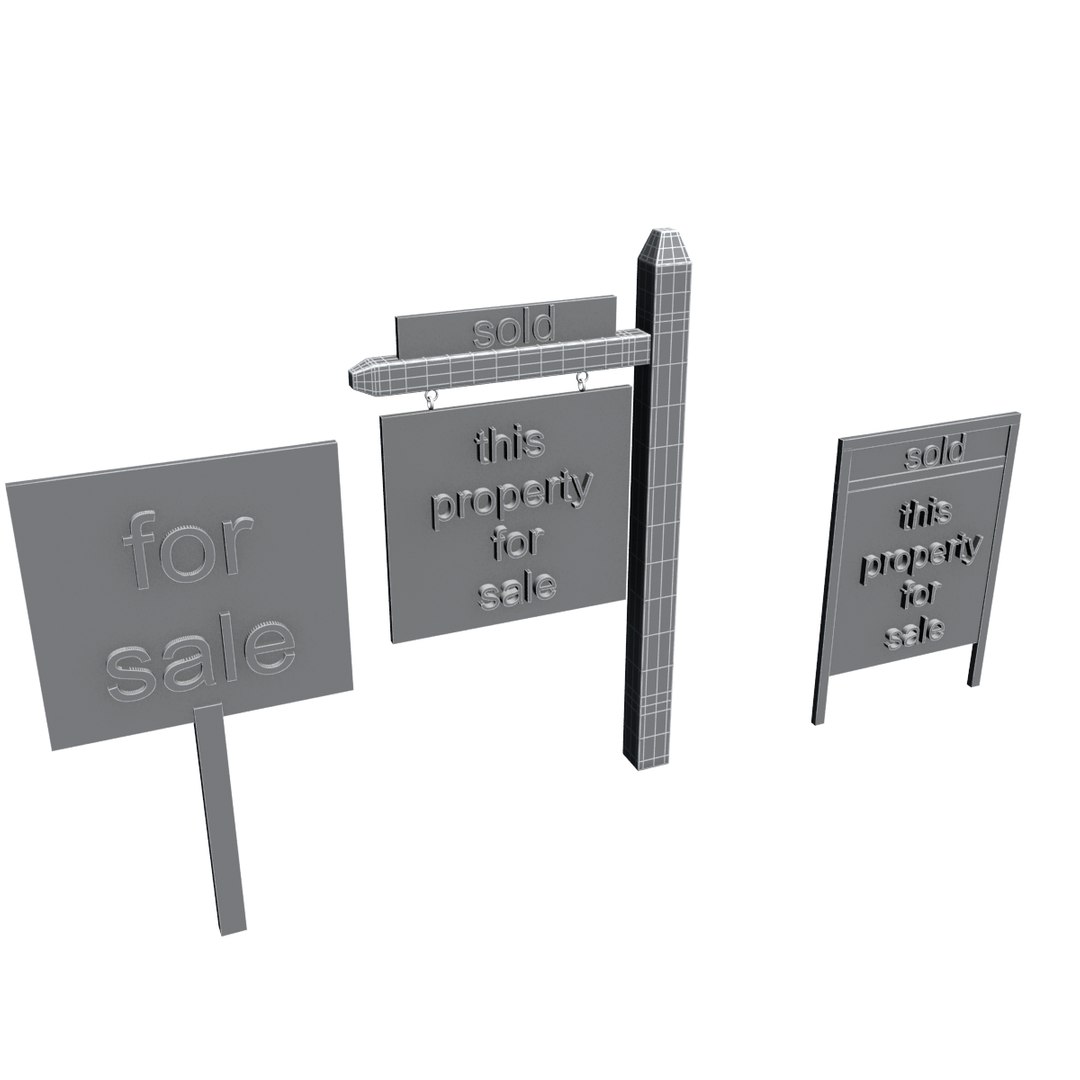 Real Signs 3d Model