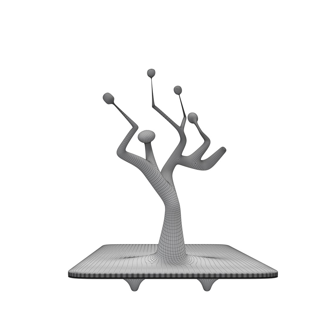 3D Model TREE GLASS COFFE TABLE - TurboSquid 2194186