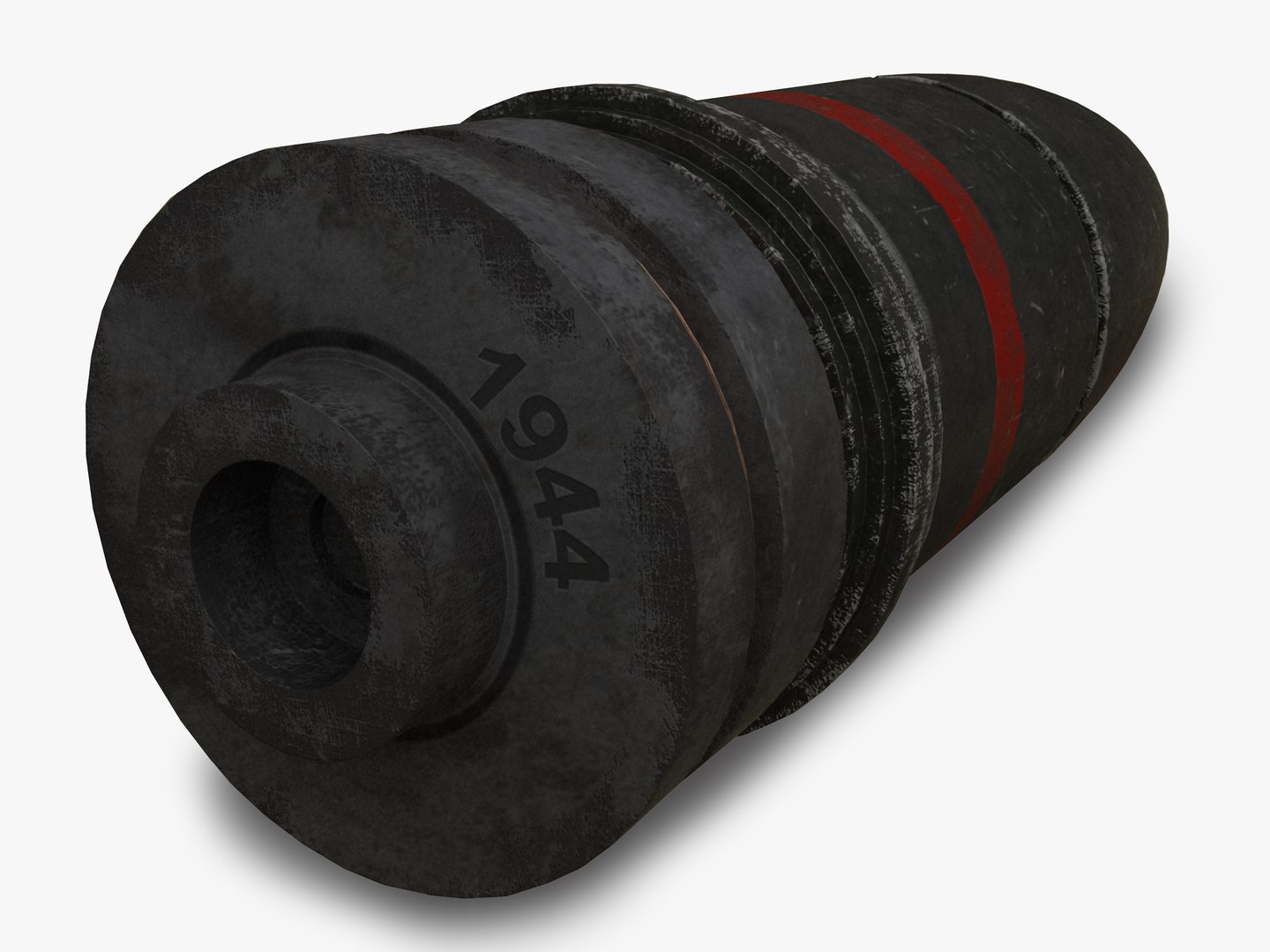3d Artillery Projectile Model