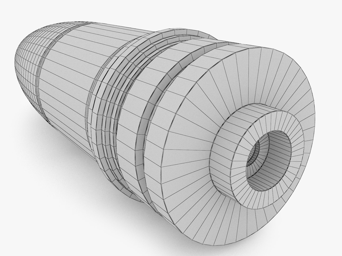 3d Artillery Projectile Model