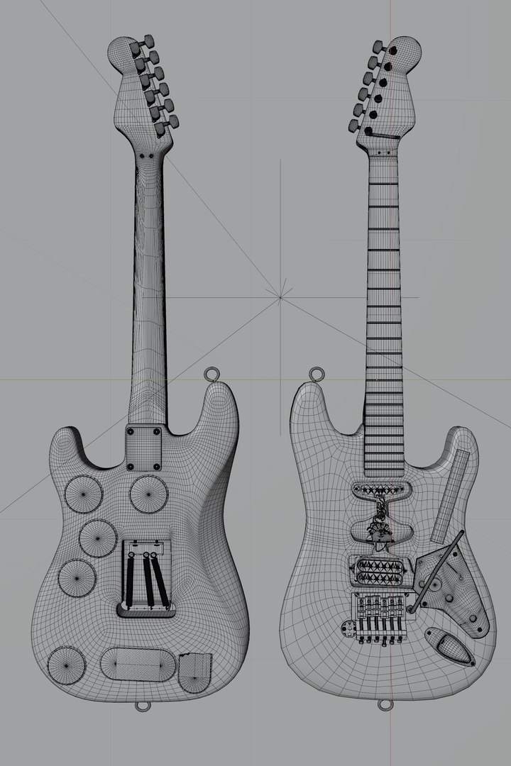 3D EVH Frankenstein - TurboSquid 1736229