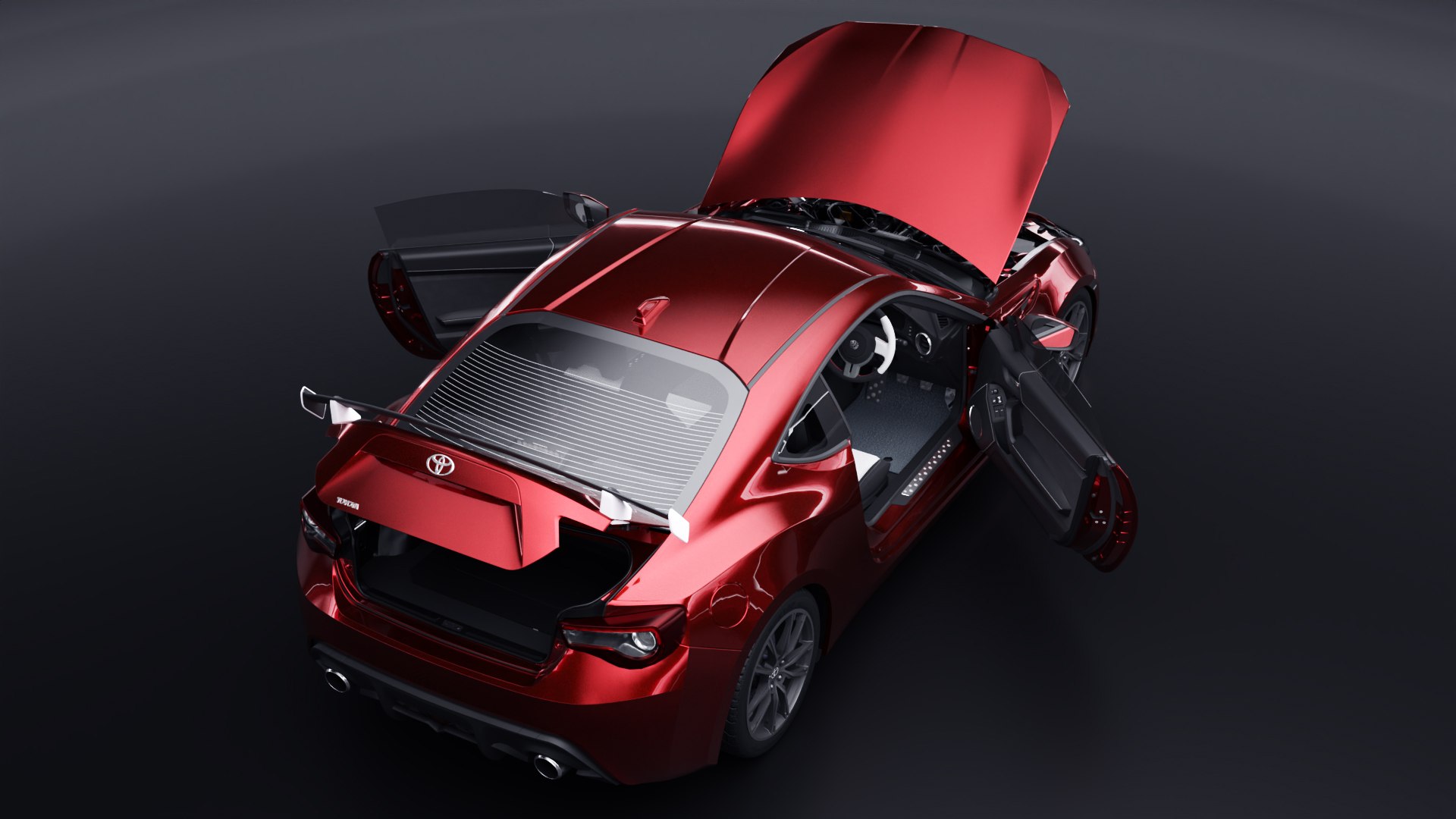 3D Toyota GT86 Model - TurboSquid 2068938