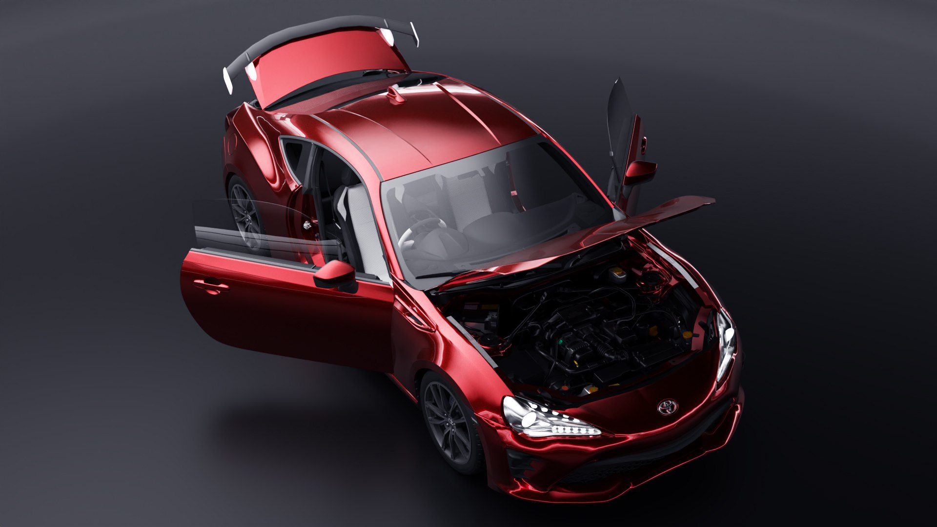 3D Toyota GT86 Model - TurboSquid 2068938