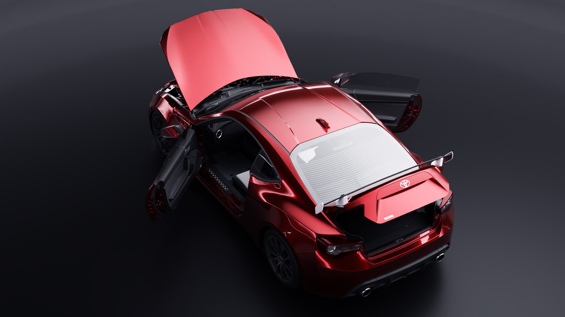 3D Toyota GT86 Model - TurboSquid 2068938