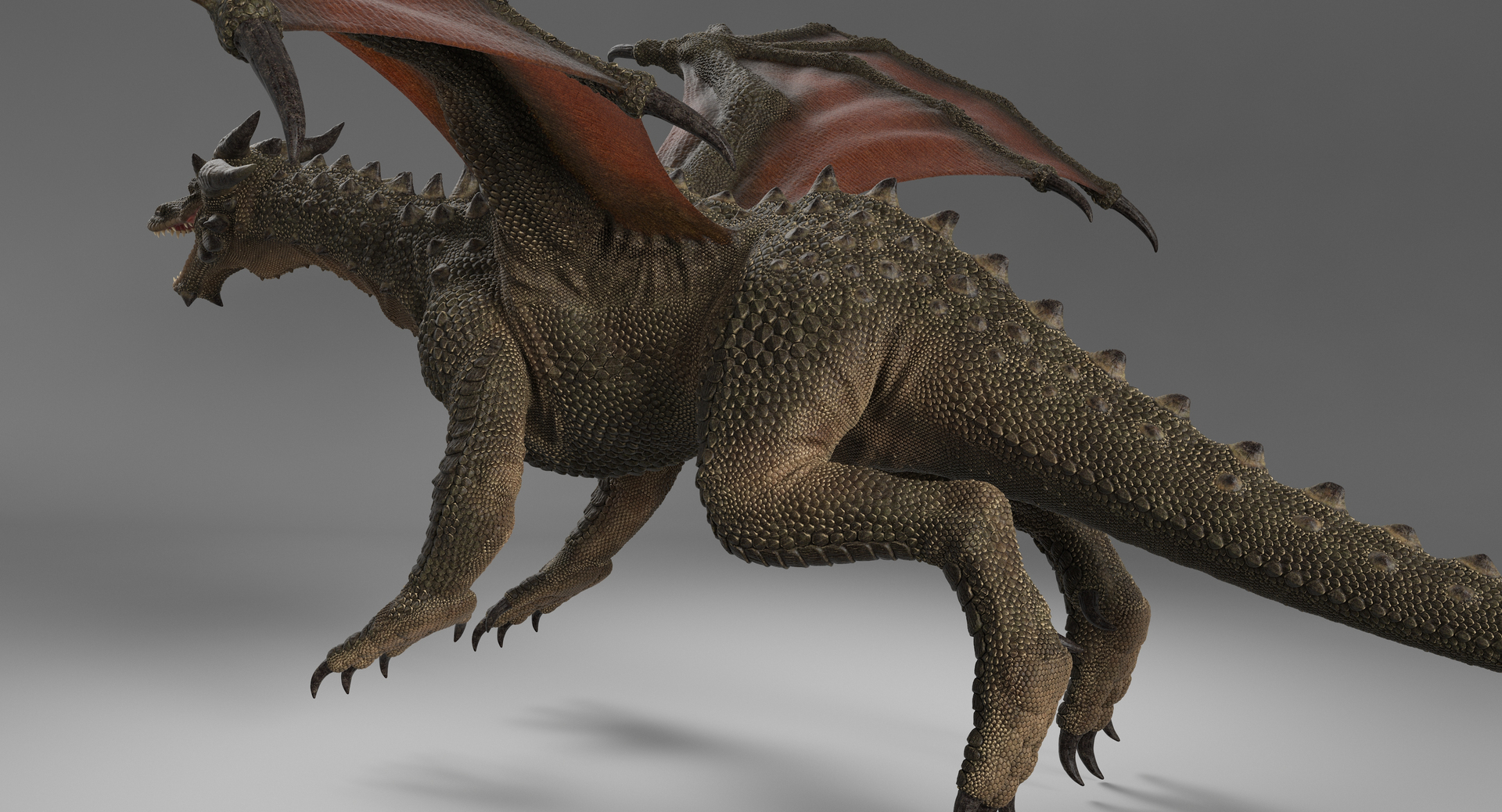 Dragon rig 3D model - TurboSquid 1342403