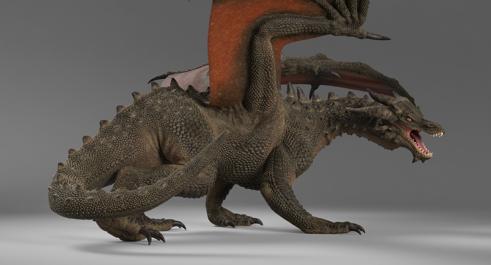 Dragon rig 3D model - TurboSquid 1342403