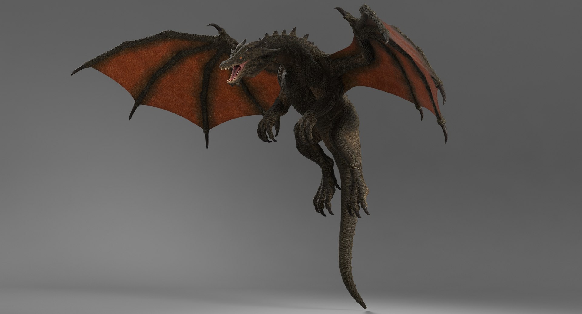 Dragon rig 3D model - TurboSquid 1342403