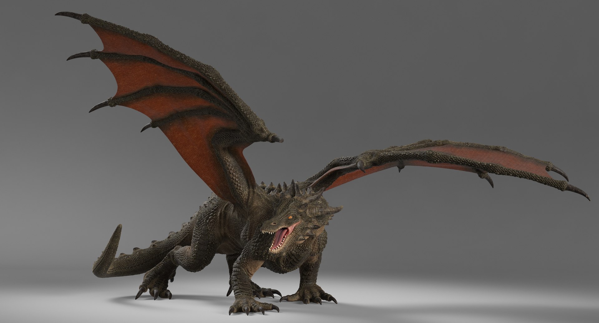 Dragon rig 3D model - TurboSquid 1342403