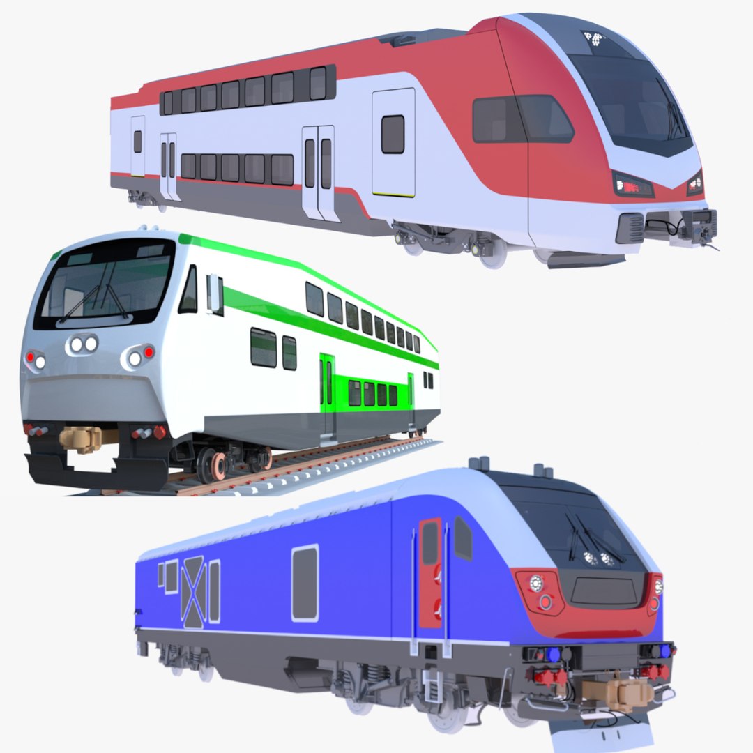3D American Trains - TurboSquid 2262400