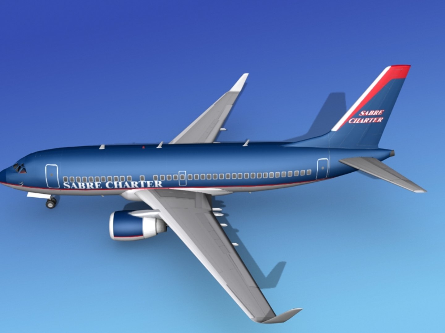 3d Boeing 737-700 737 737-700er Model