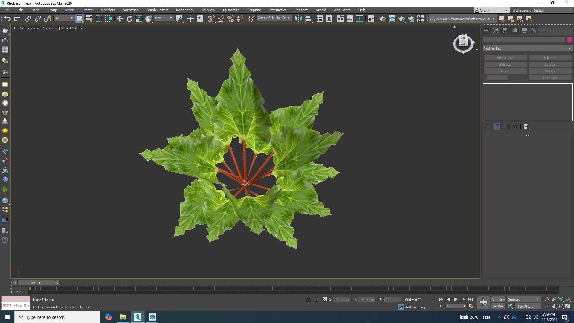 3D Rhubarb Model - TurboSquid 2310912