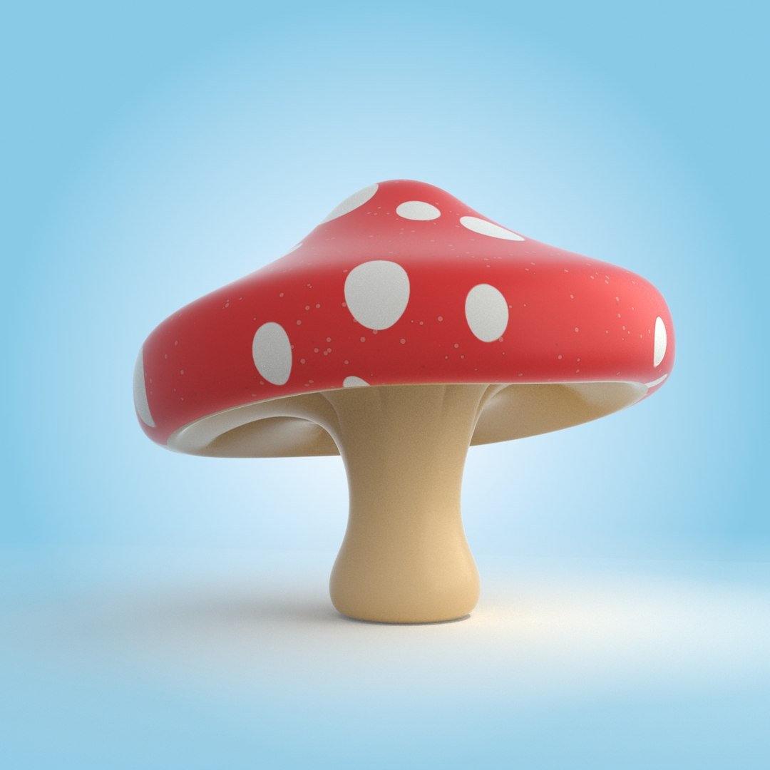 Mushroom 3D Model - TurboSquid 2023305